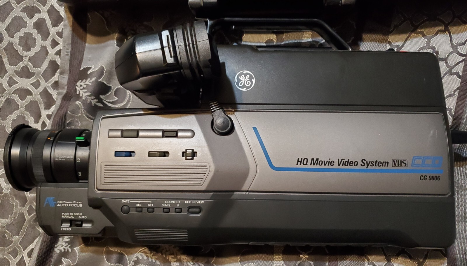 GE VHS Video Camera CG 9805 Camcorder With Hard Case | eBay