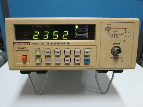Advantest R8240 Digital Electrometer, with 10 fA Resolution | eBay