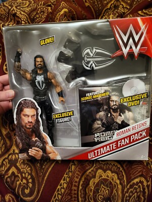 WWE Ultimate Fan Pack, Roman Reigns, 6" Figure, Glove, DVD NIB | eBay
