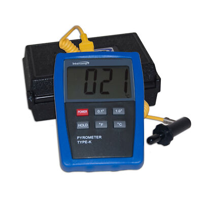 Intercomp Deluxe Temp Gauge Pyrometer (With Tyre Probe) - Race / Rally ...
