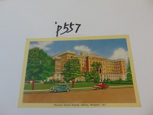VINTAGE POSTCARD UN-POSTED MADISON WISCONSIN-WISCONSIN GENERAL HOSPITAL ...