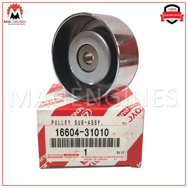 16604-31010 GENUINE OEM PULLEY SUB-ASSY, IDLER, NO.2 1660431010 | eBay
