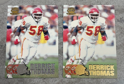 Derrick Thomas 1997 Pacific Crown Collection Silver Set #209 Chiefs ...
