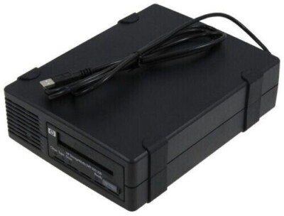 HP StorageWorks DAT 160 USB 393643-001 Q1581A External USB Tape Drive ...