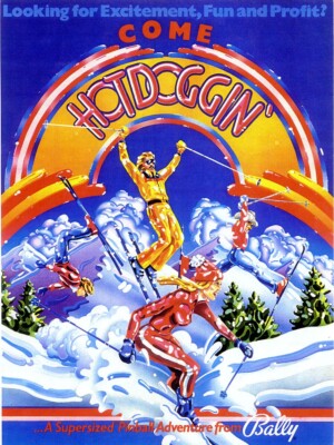 Hotdoggin Pinball Machine FLYER Ad Promo 1980 Bally Insert Poster Hot ...