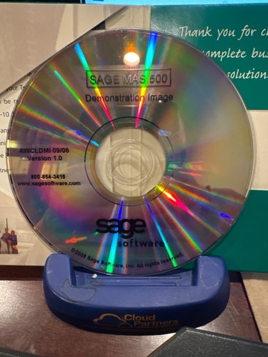 BRAND NEW VINTAGE SAGE MAS500 ERP Software DEMONSTRATION CD. VERSION 1. ...