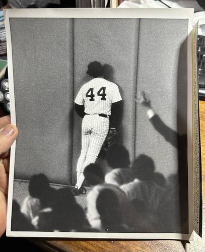 7/20/77 YANKEES Reggie Jackson Slumps On Wall All-Star Game ORIGINAL ...