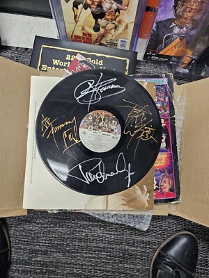 KISS Album signed / Autographed by all Original 4 Members... LOOK | eBay