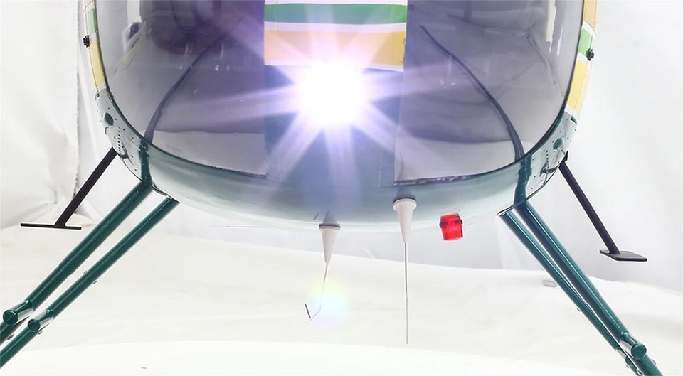 Roban 800size G-JIVE MD-500E ARF Red V2 Version RC Helicopter scale ...