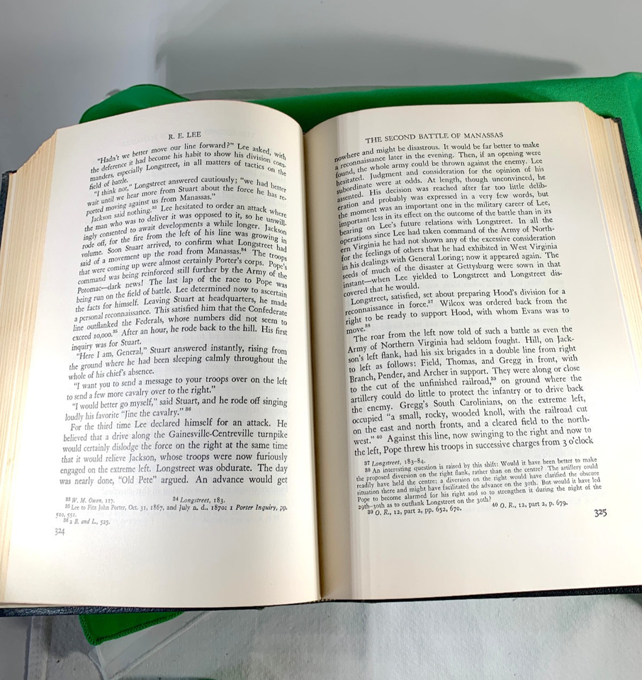 R.E. LEE ~ DOUGLAS FREEMAN ~ VOL 2 ~ PULITZER PRIZE EDITION ~ 1936 ...