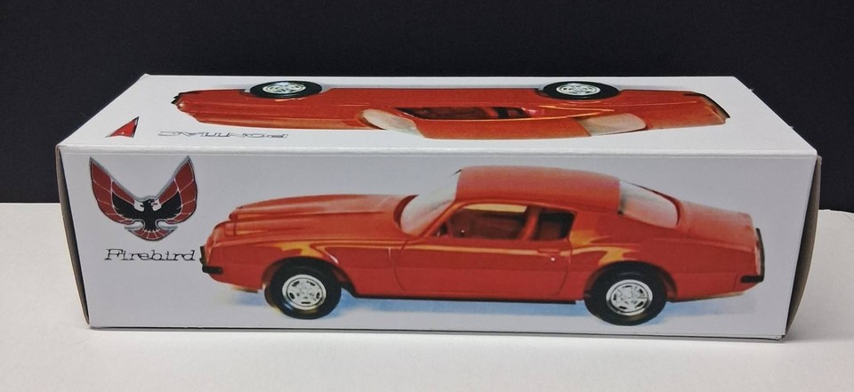 New 1974 Pontiac Firebird Formula Red Custom Promo Model BOX ONLY..NO ...