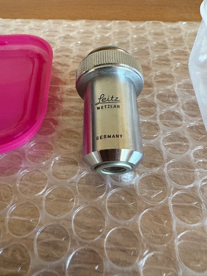 Leitz Wetzlar 10/0.25 170/- Microscope Objective lens | eBay