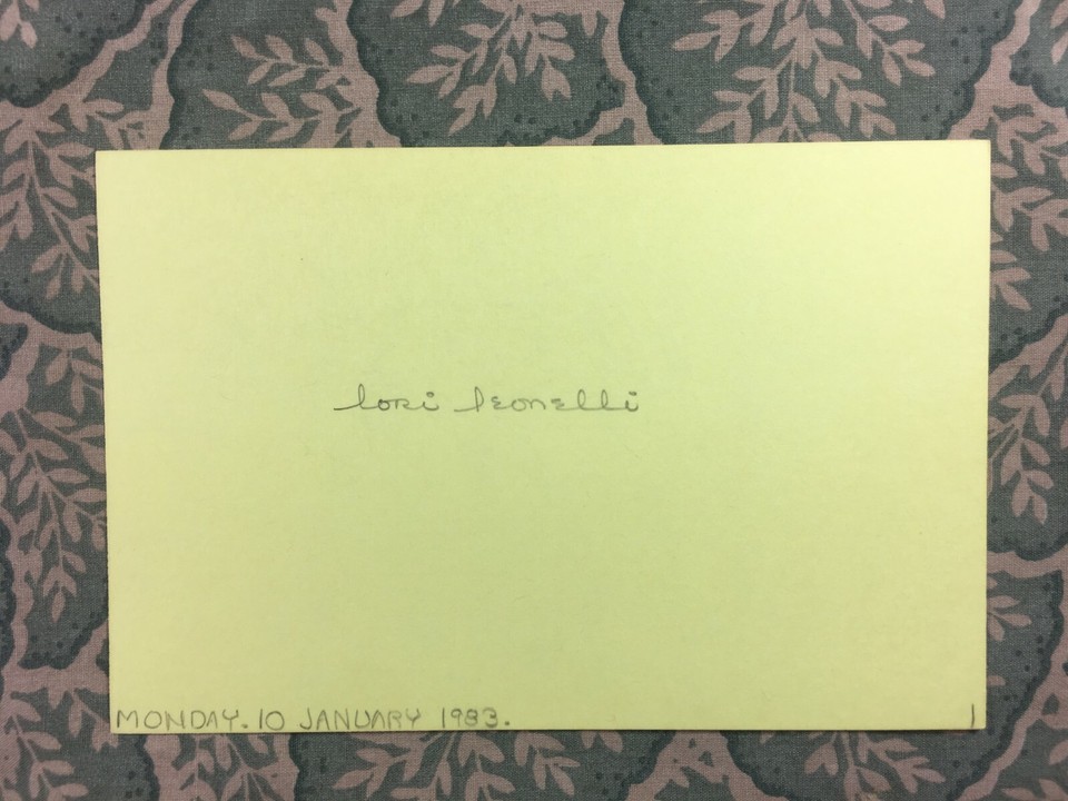 Lori Leonelli - Dragnet - Autographed 1983 | eBay