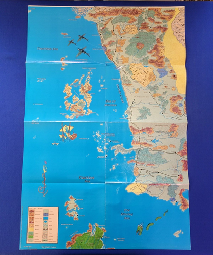 Forgotten Realms Campaign Setting Map - AD&D 1085xxx0701 | eBay