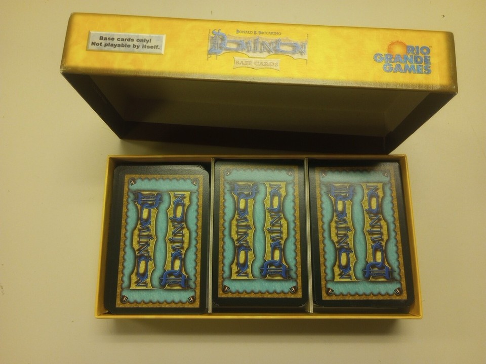 Rio Grande Board game Dominion - Base Cards 250 Cards Made In Germany ...