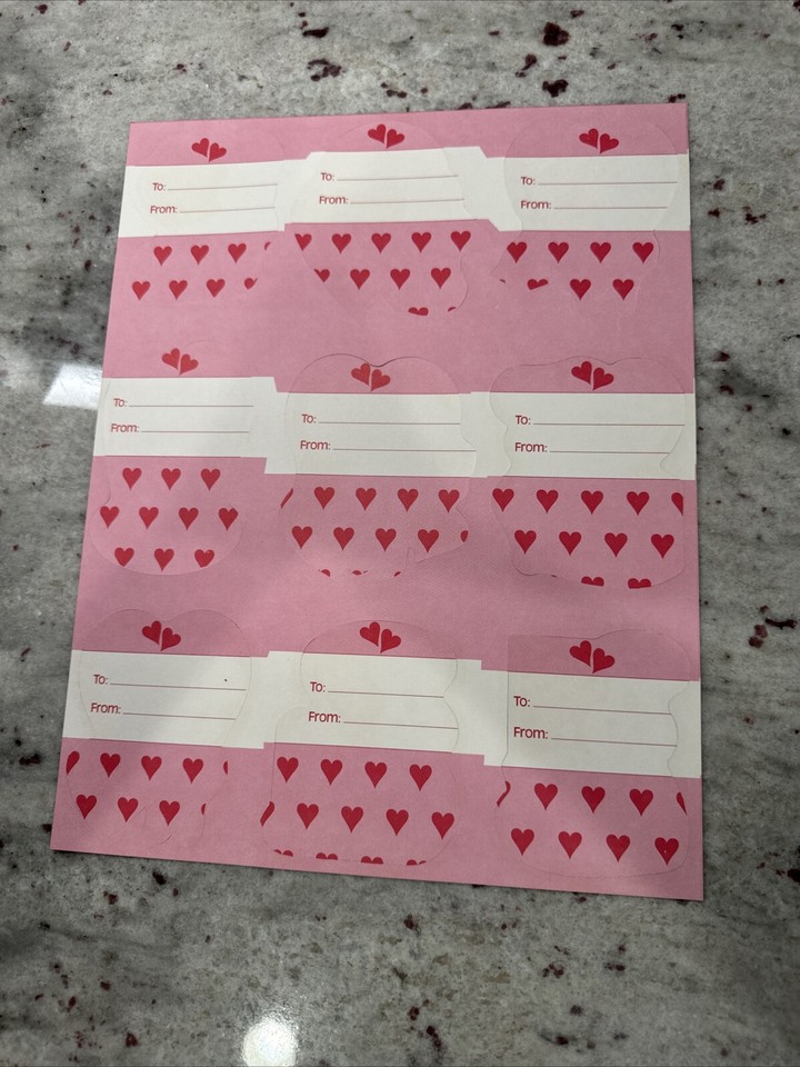 Vintage Pillsbury Doughboy Poppin'Fresh Valentine's Day Cards Sheet of ...