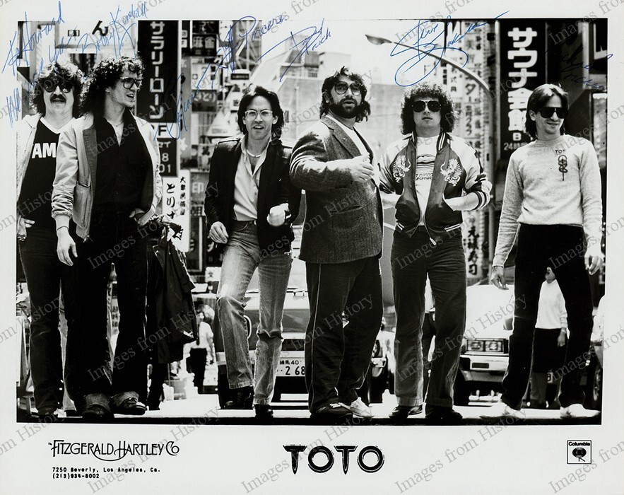 8x10 Print Toto American Rock Band Formed in 1977 in Los Angeles #TOT ...