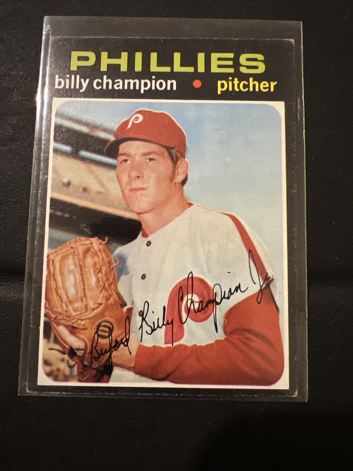 1971 Topps Baseball Card #323 Billy Champion - Low To Mid Grade - G/VG ...