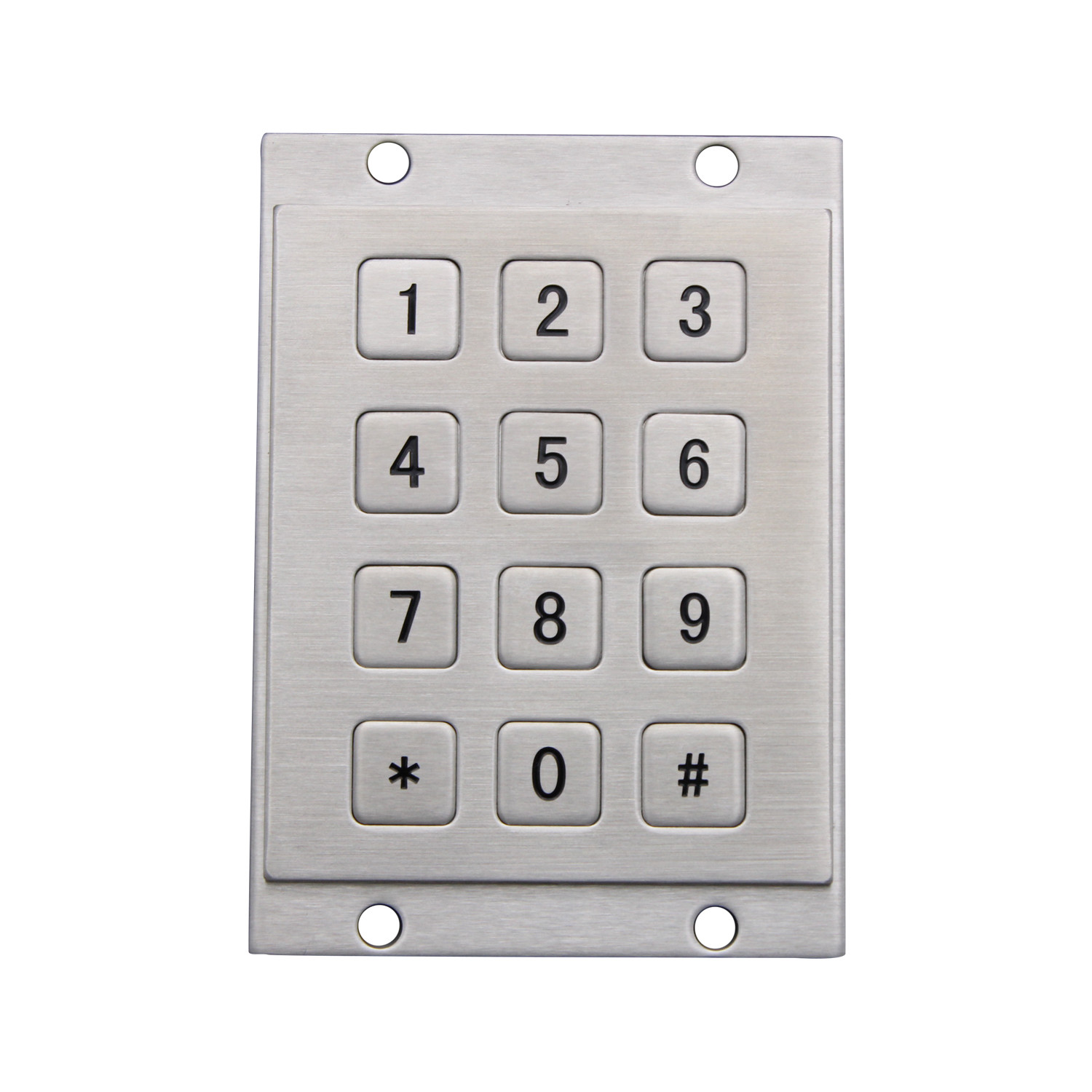 Metal USB Keyboard With 12 Keys 3x4 Keypad Industrial Mini Numeric ...