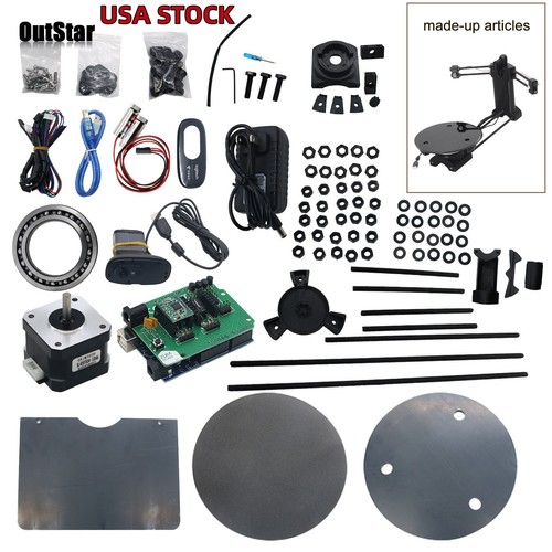 DIY 3D Scanner Kit Advanced Laser Scanner w/ C270 Camera 3D Open Source ...