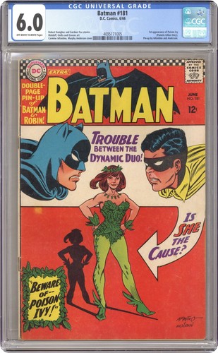 Batman #181 CGC 6.0 1966 4095171005 1st app. Poison Ivy | eBay