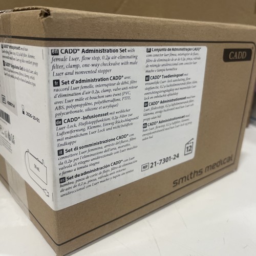 Box of 12 - CADD 21-7301-24 Administration Set Cassette Reservoir 10/ ...