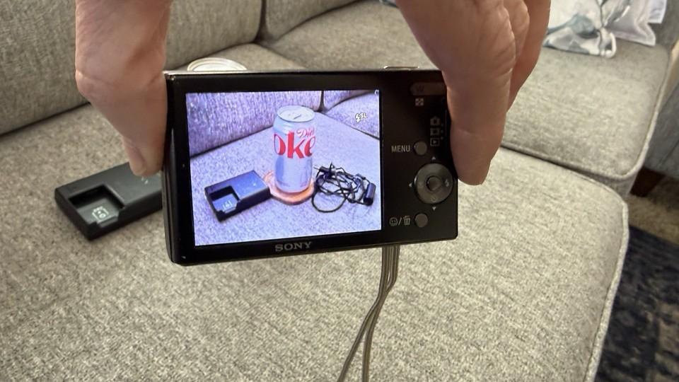 Sony Cyber-shot DSC-W180 10.1MP Digital Camera w/Battery, Charger ...