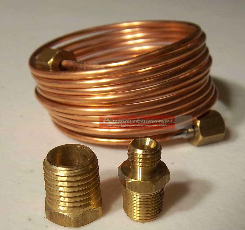 Copper Oil Line Kit For Mechanical Gauge Ford Chevy Dodge Plymouth Rat ...