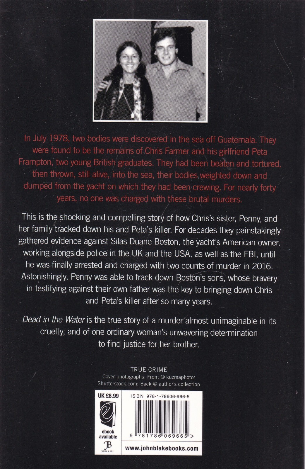 Dead in the Water, Penny Farmer Book, Paperback New True Crime Killer ...