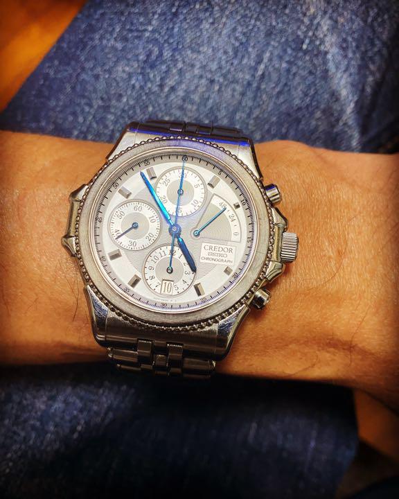 Seiko Credor Pacific Chronograph GCBK995 analog watch men | eBay