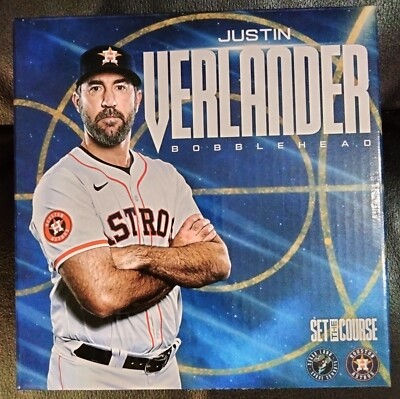 2024 Sugar Land Space Cowboys SGA Justin Verlander Pitching Bobblehead ...