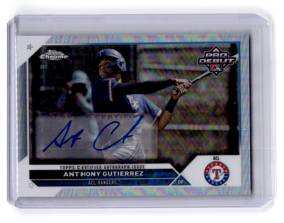 2023 Pro Debut #PDC-167 Anthony Gutierrez 4/99 Excellent | eBay