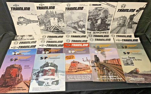 (27) HUGE Lot of 1980s-1999 S.P. Trainline Issues MIXED: ranging from ...