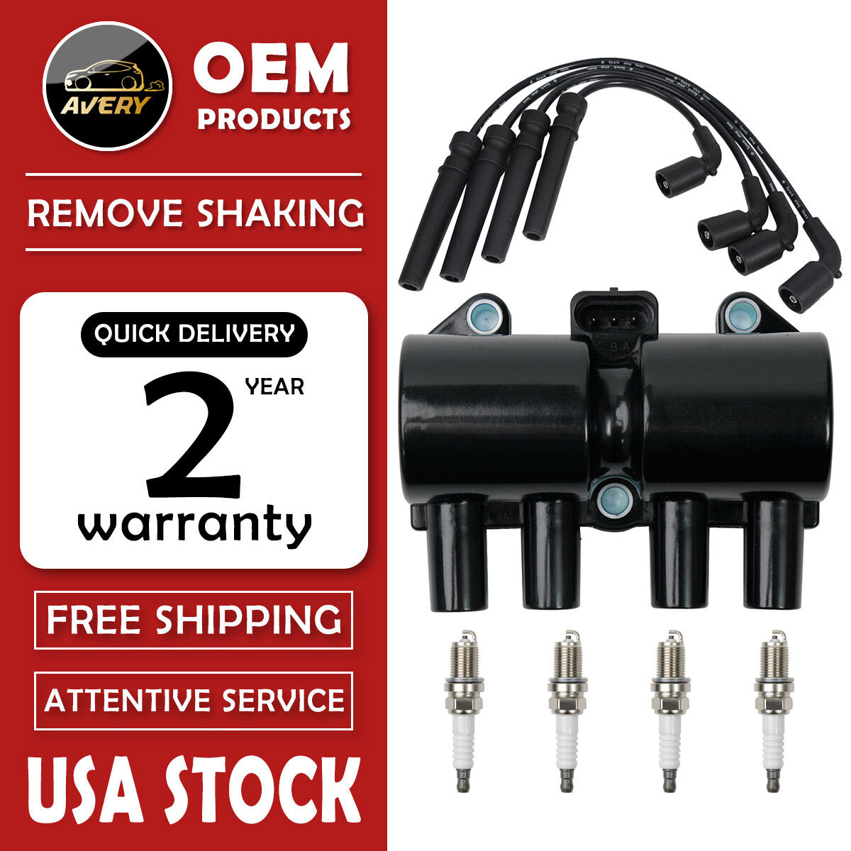 2009 Chevy Aveo Coil Pack Ignition Coil Pack Compatible With 2007 2008