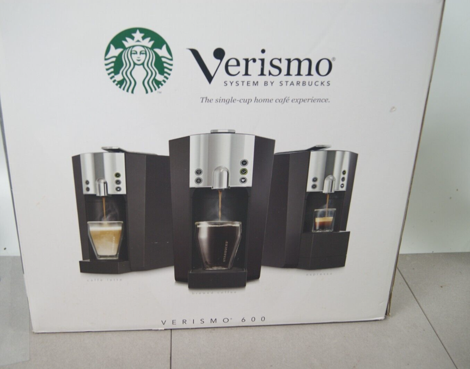 Starbucks Verismo 600 K-fee Coffee Espresso Maker Piano Graphite Gray ...