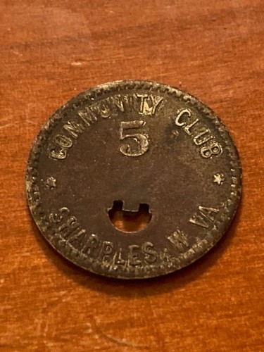 Sharples West Virginia Trade Token Community Club coal scrip 5c | eBay