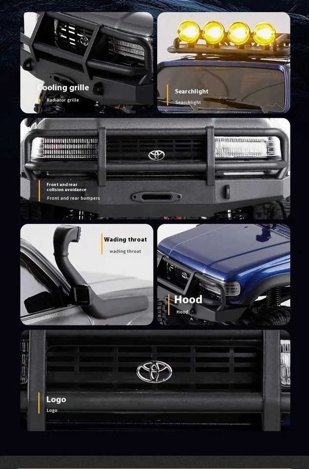 FMS FCX18 LC80 1:18 Toyota Land Cruiser 80 RC Crawler , RTR, 2-Speed ...