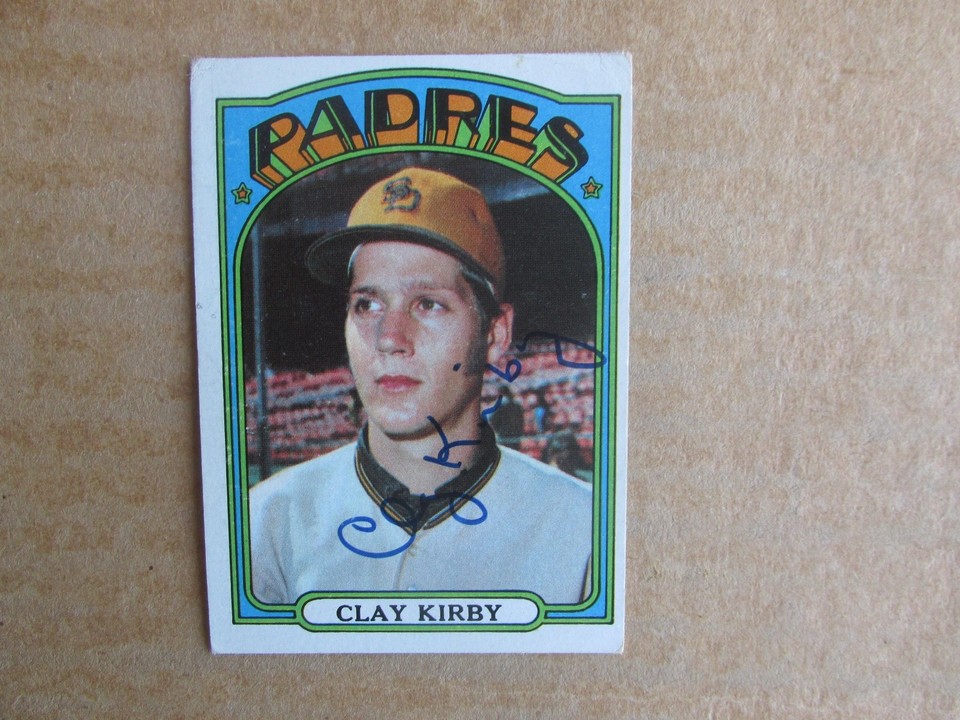 1972 TOPPS BASEBALL SIGNED AUTOGRAPH CARD SINGLES COMPLETE YOUR SET U ...
