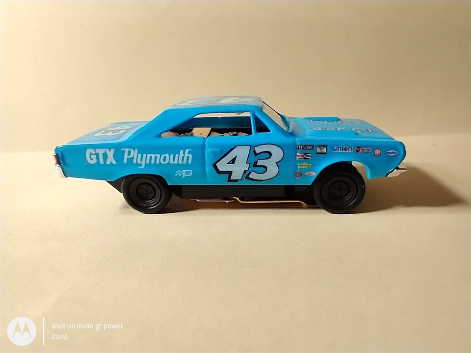 Richard Petty #43 Custom MoDeL MoToRING T-jet 1967 GTX New Dash T-jet ...