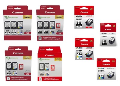 Canon 545 / 546 Original Printer Ink Cartridges for Pixma TR4551 | eBay