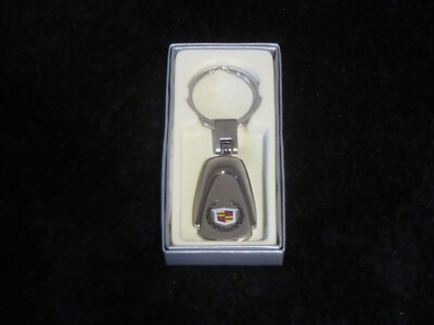 Cadillac Metal Keychain With Classic Wreath & Crest Emblem | eBay