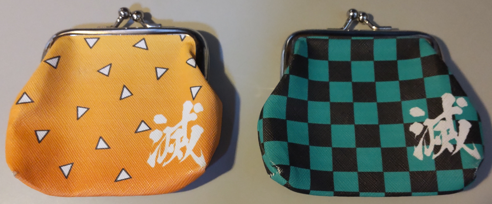 demon slayer Kimetsu-no-Yaiba Japanese Coin Purse Gama-guchi With two ...