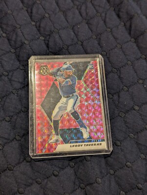 Leody Taveras Rookie Card 2021 Mosaic MLB Texas Rangers RC Pink prizm ...