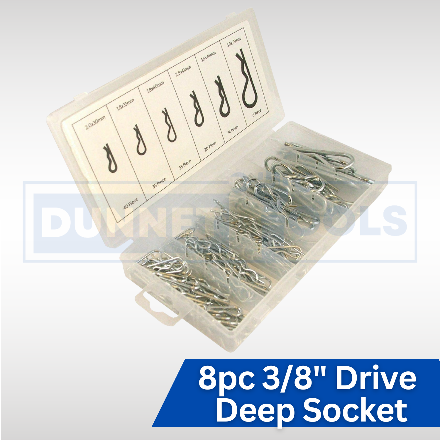 Hair Pins / R-Clips 150pc Spring Assortments Set Hitch Lynch Cotter ...