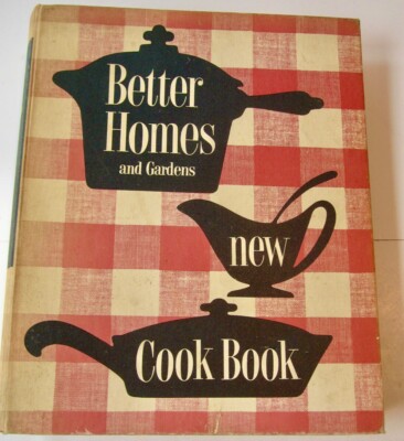 Vintage Better Homes & Garden 1950s Cookbook 5-Ring Binder Tab Red ...