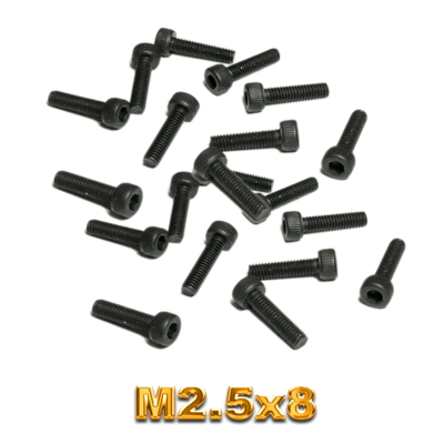 20x Original Screws M2, 5x8 Imbus M2, 5mm 2.5mm Black Hex Screw | eBay