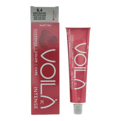 Intercosmo VoilA 3C Intense 8.4 Light Copper Blonde Hair Colour 60ml ...