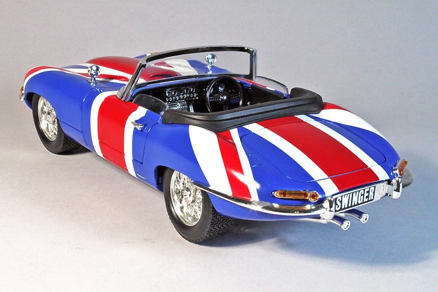 ERTL/Joyride Austin Powers Movie Car-Union Jack "Shaguar" 1:18 Die Cast ...