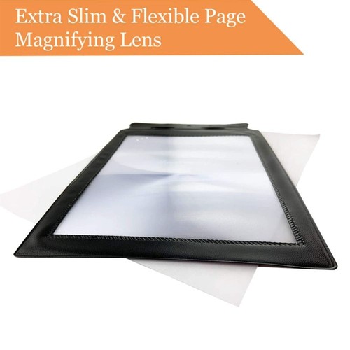 Handheld Large Sheet Magnifier A4 Lenses Loupe Reading Book | eBay