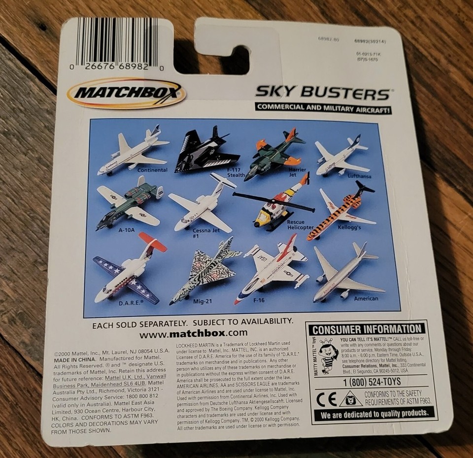 2000 Matchbox Sky Busters BOEING 737-800 Lufthansa Sealed/Unopened | eBay
